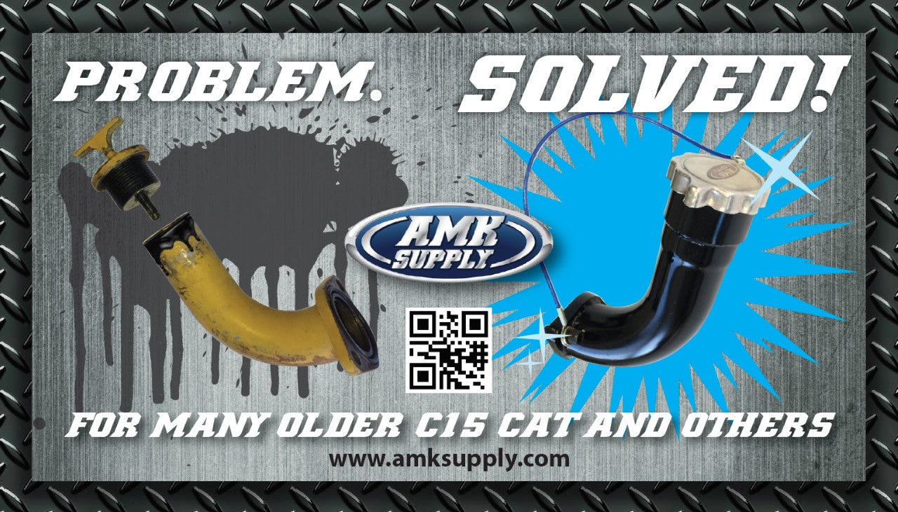 Cat Oil fill tube and cap c13 c15 c16 3406 – AMK Supply